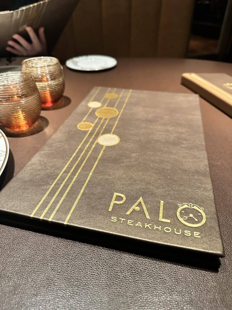 Palo Steakhouse Review - a la carte menu (2025) - Urban Tastebud Disney